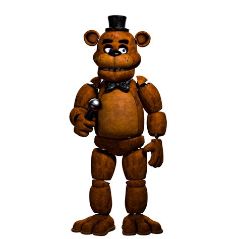 Freddy Fazbear Full Body Render Fnaf 1 By Thesubjact On Deviantart