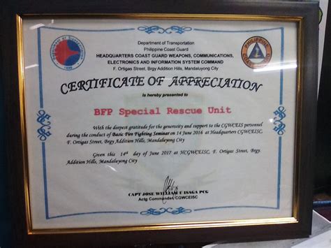 Fire Extinguisher Certificate Template