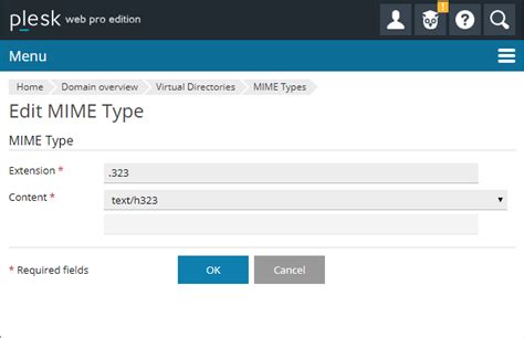 How To Add And Remove Mime Types On Your Website Using Plesk