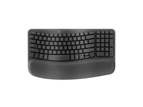 Logitech Wave Keys Wireless Ergonomic Keyboard Graphite Teclado