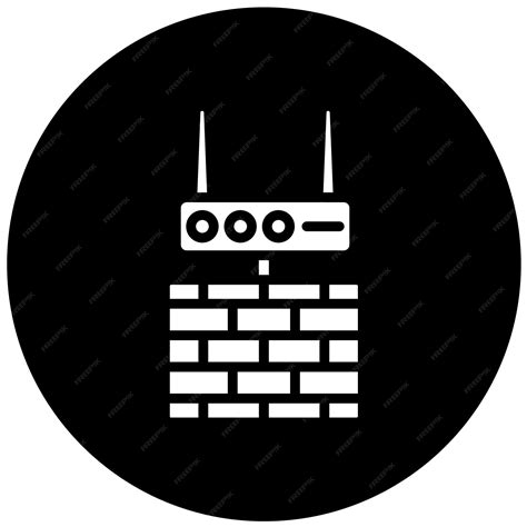 Premium Vector Vector Design Firewall Router Icon Style