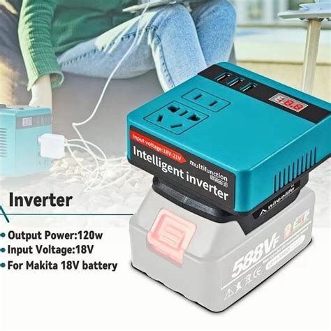 เครื่องแปลงไฟ จากแบดเดอรี่ลิเธียม เป็นไฟบ้าน Power Inverter Dc 21v To