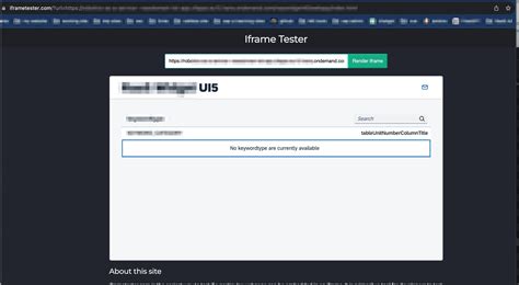 How To Embed Sapui5 Screen To External Iframe Sap Community