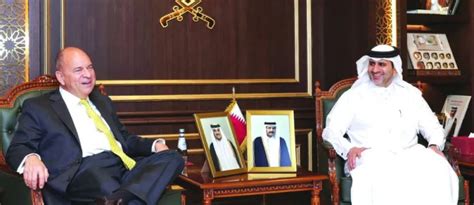 Qcb Governor Meets Msci Chairperson Gulf Times