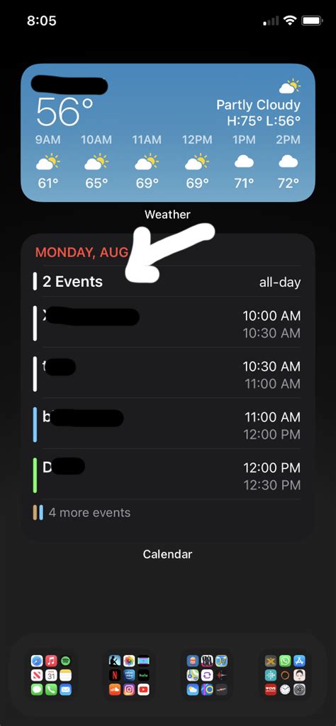 All Day Events In Calendar Widget Macrumors Forums