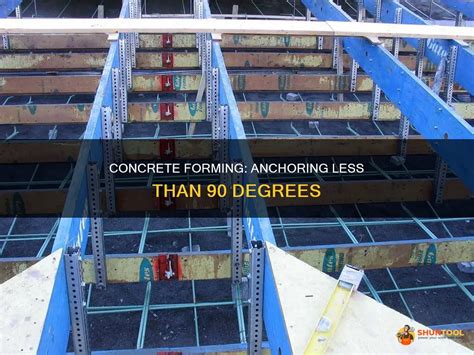 Concrete Forming Anchoring Less Than 90 Degrees Shuntool