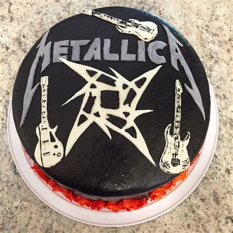 Mikes Metallica Cake Cake Metallica Creation