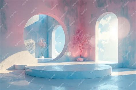 Frosted Windows And Pastel Dreams Premium Ai Generated Image