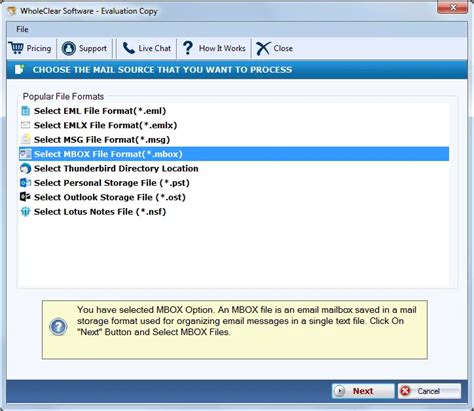 how to convert mbox file into html
