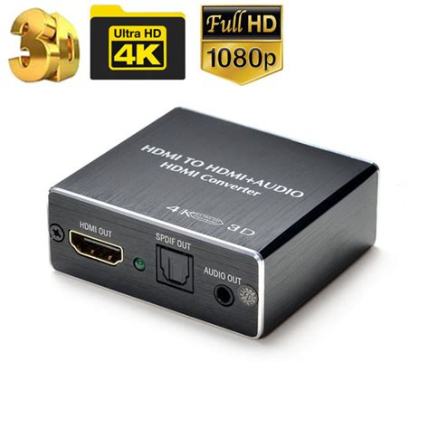 HDMI audio extractor ตวแยกสญญาณเสยง HDMI HDMI Audio Extractor Stereo Extractor Converter ออ