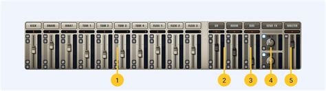 Interface Overview The Mixer Section XLN Audio Support