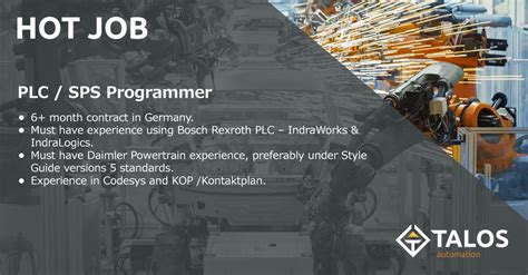 talos automation on linkedin automation automotive programmer plc sps plcprogrammer