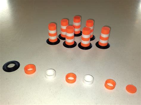 Scale Traffic Barrier Drum By Madp 3d Download Free Stl Model