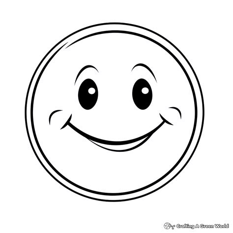 Smiley Face Coloring Pages Free And Printable