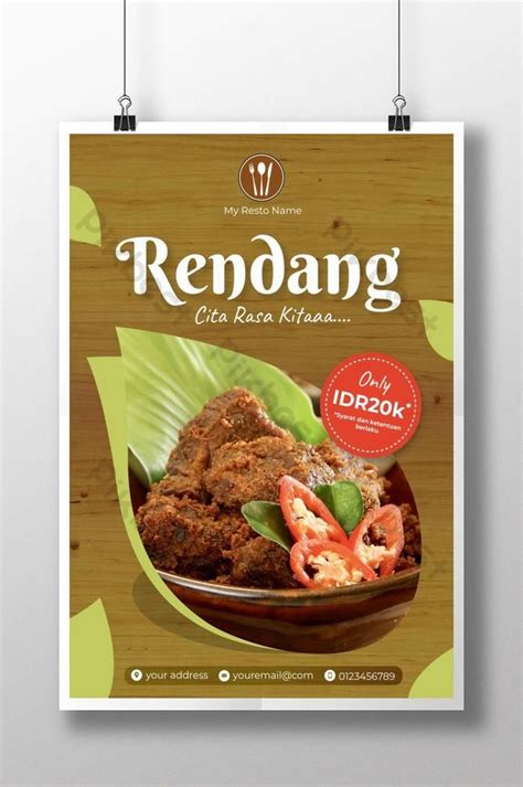 Poster Produk Makanan Homecare