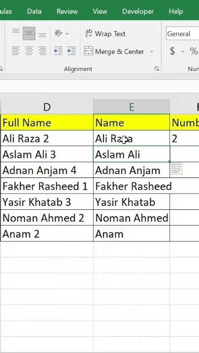 How To Separate Text And Numeric Data In Excel Excel Excelshortcuts