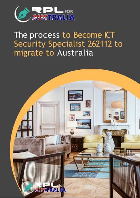 The Process To Become Ict Security Specialist 262112 To Migrate To