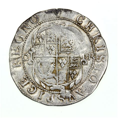 The Ewerby Civil War Hoard Charles 1st Silver Shilling Mm Harp 1625