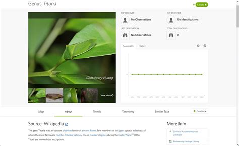 incorrect wikipedia link from an observation bug reports