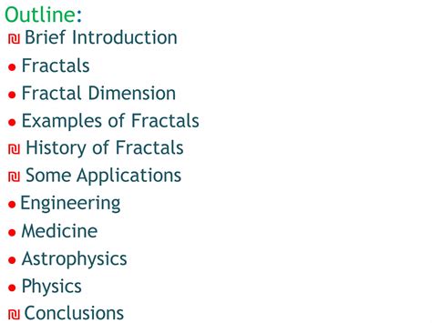 Fractals In Physics Ppt