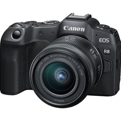Canon Eos R8 Mirrorless Camera With Rf 24 50mm F45 63