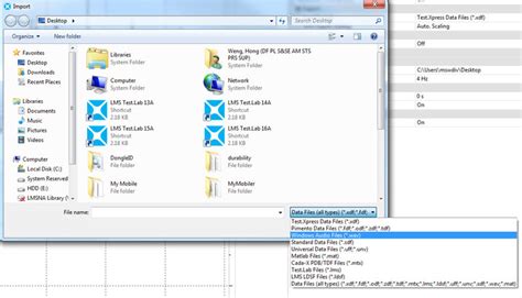 Lms Testxpress Import Wav File For Analysis