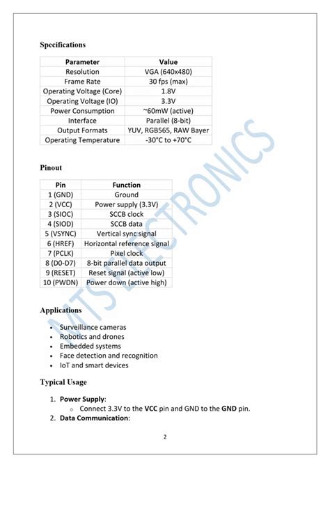 Ov7670 Vga Cmos Camera Image Sensor Module At ₹ 130 Piece Cmos Image Sensor In Pune Id