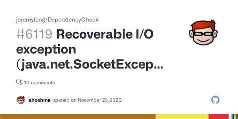 Recoverable Io Exception Socketexception Caught When
