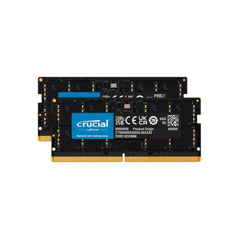 Crucial 64gb Kit Ddr5 4800 2x32gb Sodimm Cl40 16gbit à Prix Carrefour