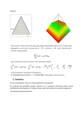 Applications Of Integration PDF