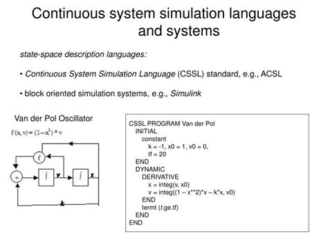 ppt continuous system modeling powerpoint presentation id 3253170