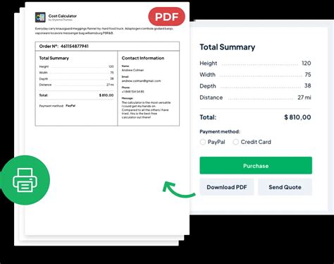 cost calculator wordpress plugin stylemixthemes