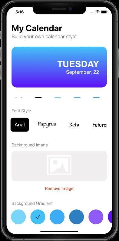 Calendar Widget Ios 14 Widget App Source Code By Apps4world Codester