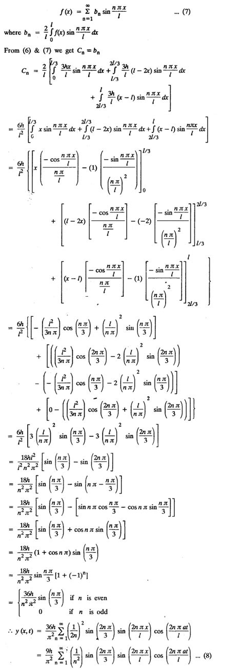 Solutions Of One Dimensional Wave Equation Solved Example Problems Partial Differential