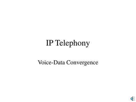 PPT IP Telephony PowerPoint Presentation Free Download ID