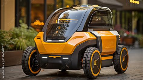 Autonomous Bot For Delivery Of Packages Last Mile Delivery That Save