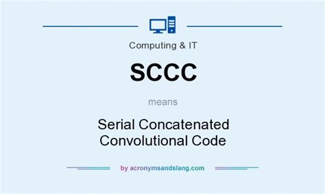 Sccc Serial Concatenated Convolutional Code In Computing And It By
