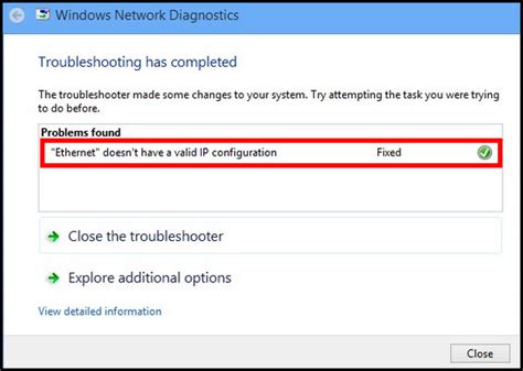 Solved Ethernet Doesnt Have A Valid IP Configuration