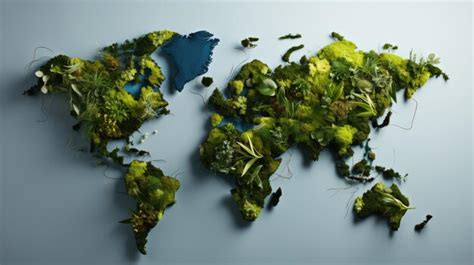 Premium Ai Image An Artistic Representation Of A World Map