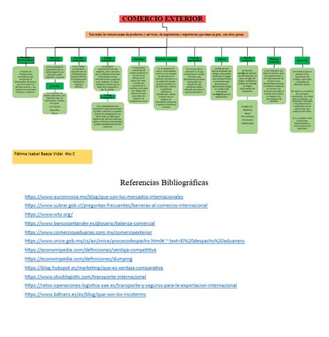 Mapa Conceptual Comercio Exterior Descargar Gratis Pdf Aduana