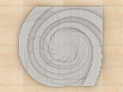 Parametric Wall Illusion Art Dxf Project D D Design Etsy