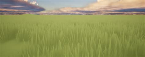 Simple Performant Stylized Grass In Unreal Engine 4 By Ellie Kelemen