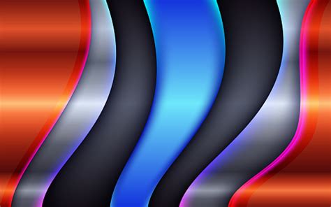 빛나는 주황색과 파란색 레이저 라인 추상 하이테크 배너 유체 구배 어두운 기하학적 미래 조성을 가진 벡터 네온 요소 포스터 소셜 미디어 템플릿 표지 연례 보고서 비즈니스