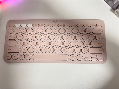 Logitech K380 Bluetooth Keyboard Rose Computers And Tech Parts And Accessories Computer