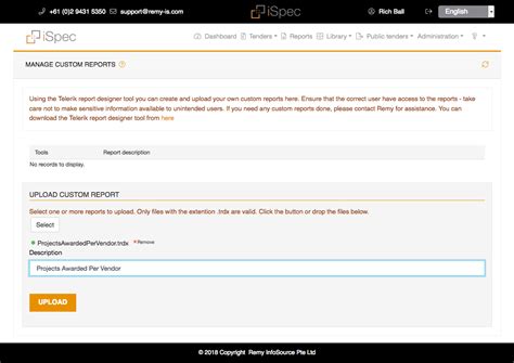 Topic Manage Custom Reports