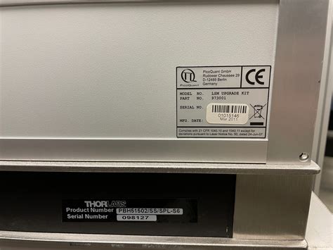 Picoquant Laser Scanning Microscopy Flim Fcs Upgrade Package For Leica Sp5