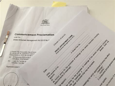 NSW Strata Reform Proxy Votes How Many Can You Hold Thoughts From A Strata Lawyer