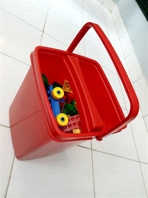 Lego Duplo With Storage Bucket Hobbies And Toys Toys And Games On Carousell