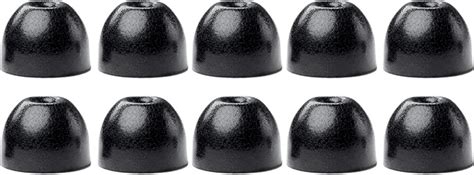 Shure Eabkf1 10l Large Black Foam Sleeves Ten Includedfive Pair