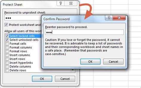 How To Lock Cells Columns And Protect Sheet With Password In Excel Images
